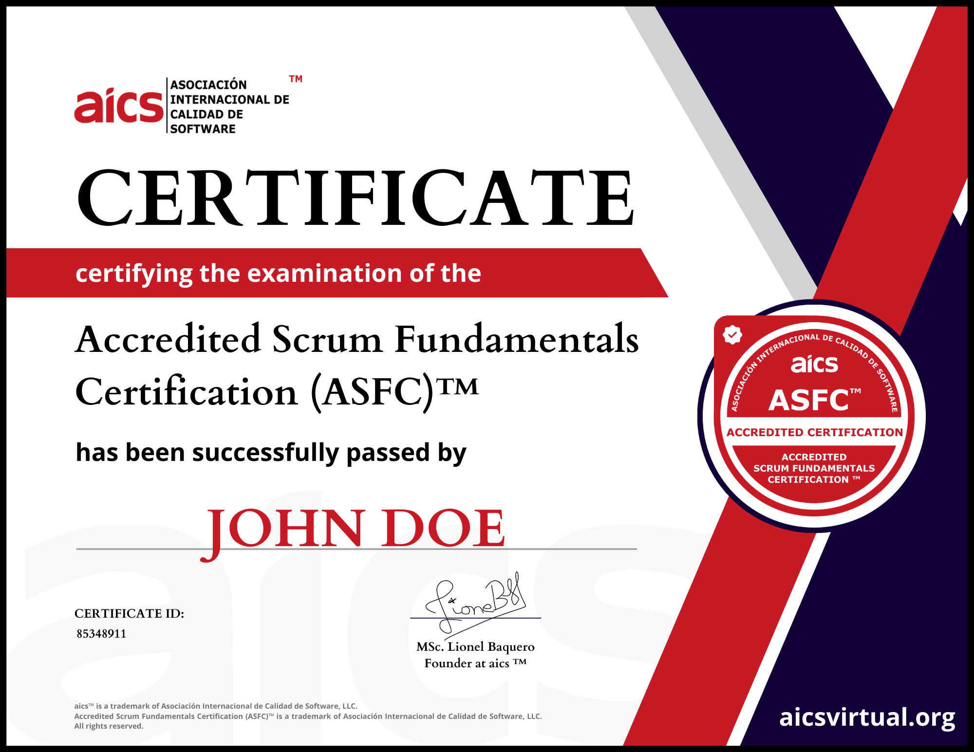 aics | Asociación Internacional de Calidad de Software™